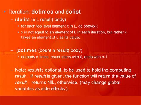 Advance LISP (Artificial Intelligence) | PPT | Programming Languages | Computing