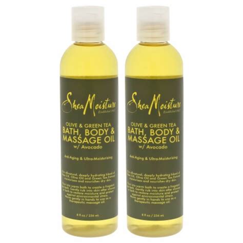Shea Moisture Olive And Green Tea Bathbody And Massage Oil Pack Of 2 8 Oz