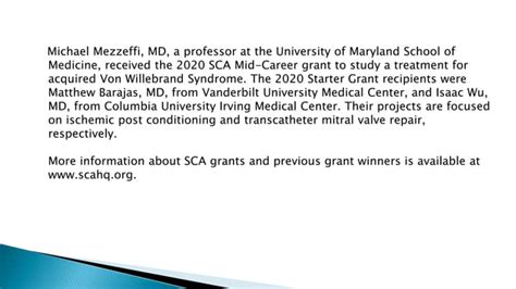 a look at the sca grant program ppt