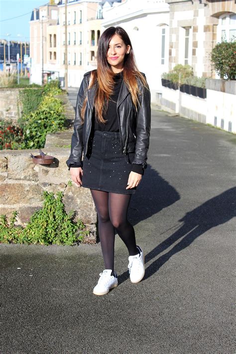Gallérie Tendances 22 Inspirations Tenue Jupe En Jean Collant Noir 2021