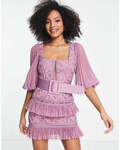 Purple Asos Dresses For Women Lyst