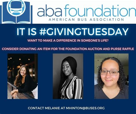 American Bus Association On Linkedin Givingtuesday Abanashville