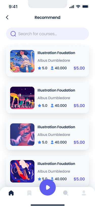 Academy Online E Learning App React Native CLI Ui Kit By JsmThemes