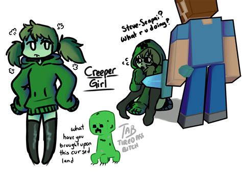 Creeper Waifu By Tired Bitch On Deviantart