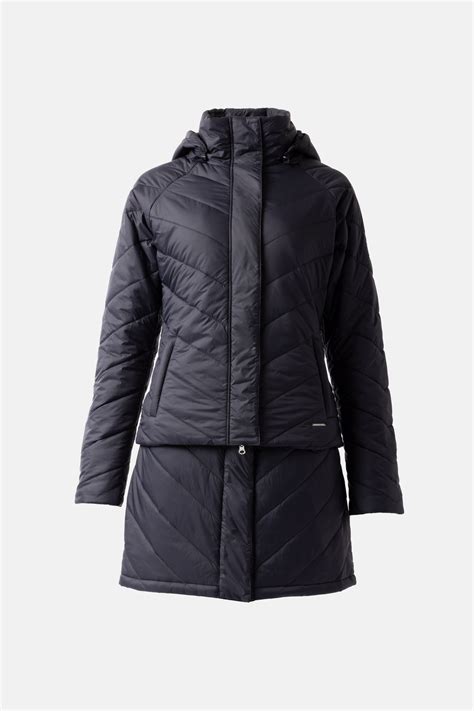 Horze Aurora Padded Parka Riding Riding Jacket With Removable Skirt