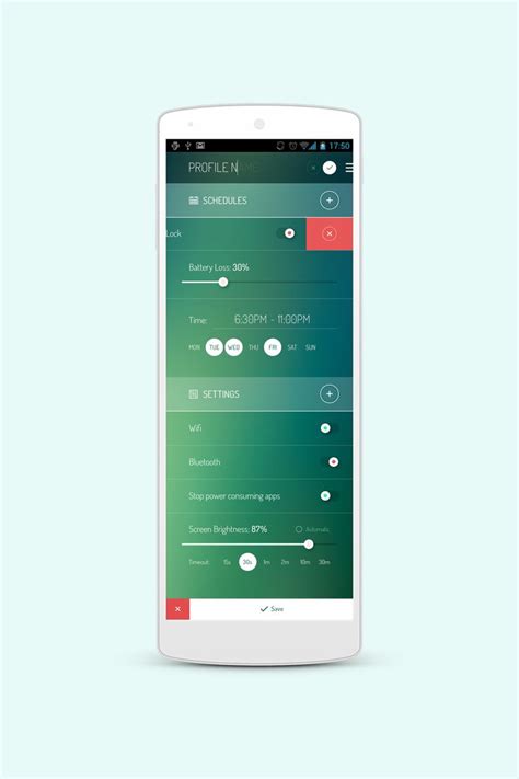 Android Settings Screen Ui Design