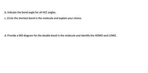 Solved 5 A Draw A Valence Bond Orbital Overlap Diagram For