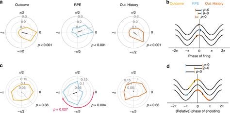 Preferred Firing And Encoding Phase Are Dissociated In Rpe Cells A