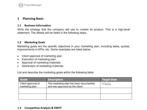 15 Marketing Templates For Planning Strategy And More Free Excel Downloads