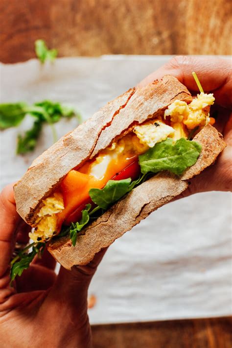 Scrambled Egg Sandwich Breakfast Recipe 7 Ways Live Simply