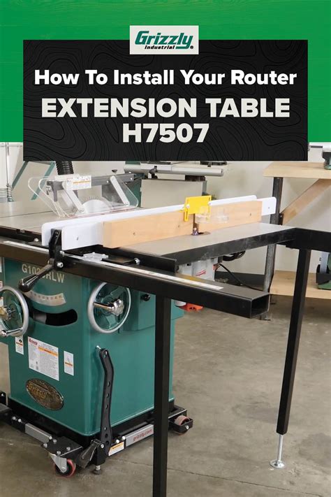 Router Extension Table Installation Guide
