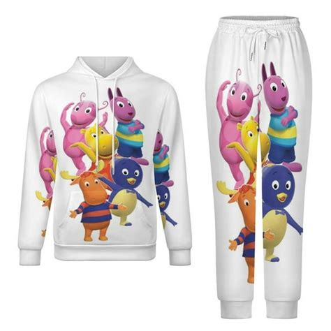 Backyardigans Sweatsuit 2 Piece Outfits Warm Hoodie And Sweatpants