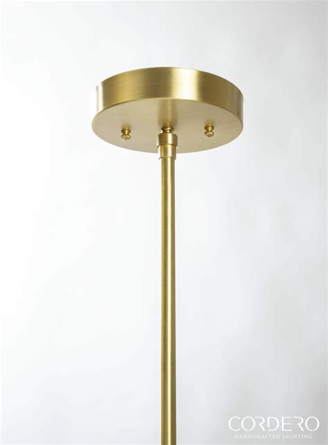 Brushed Brass Hammered Dome Pendant Light Fixture