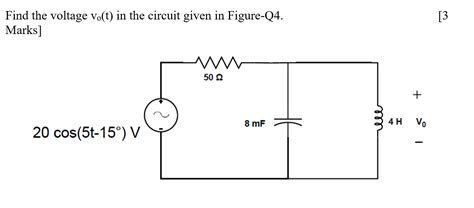Solved Find The Voltage V T In The Circuit Given In Chegg