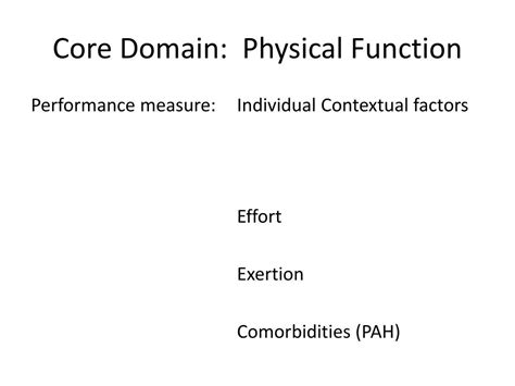 Ppt Performance Based Measures Of Physical Function Powerpoint