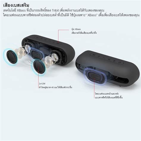 Tribit MaxSound Plus Gen.2 (Upgraded) ลำโพงบลูทูธ Bluetooth speaker ...