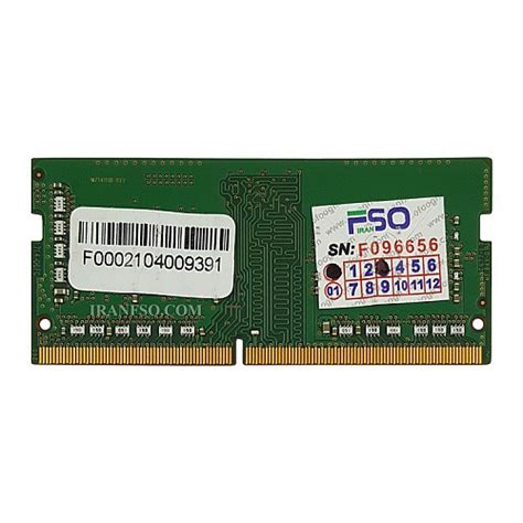 رم لپ تاپ 4 گیگ Samsung Ddr4 2400 Mhz 1 2v شش ماه گارانتی کامپیوتر افق