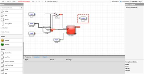 Adding Inputs And Outputs To A Group Block Group Blocks Help And Tutorials