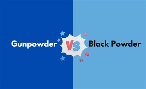 Gunpowder Vs Black Powder What S The Difference With Table