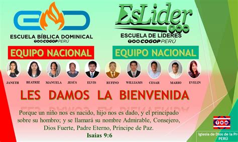 El Ministerio De La Escuela Dominical Bienvenidos