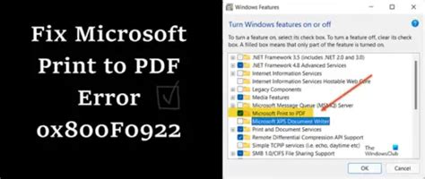 Fix Microsoft Print To PDF Error Code X F