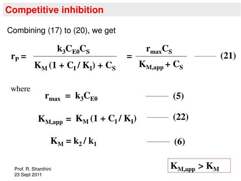 Ppt Enzyme Kinetics And Associated Reactor Design Determination Of