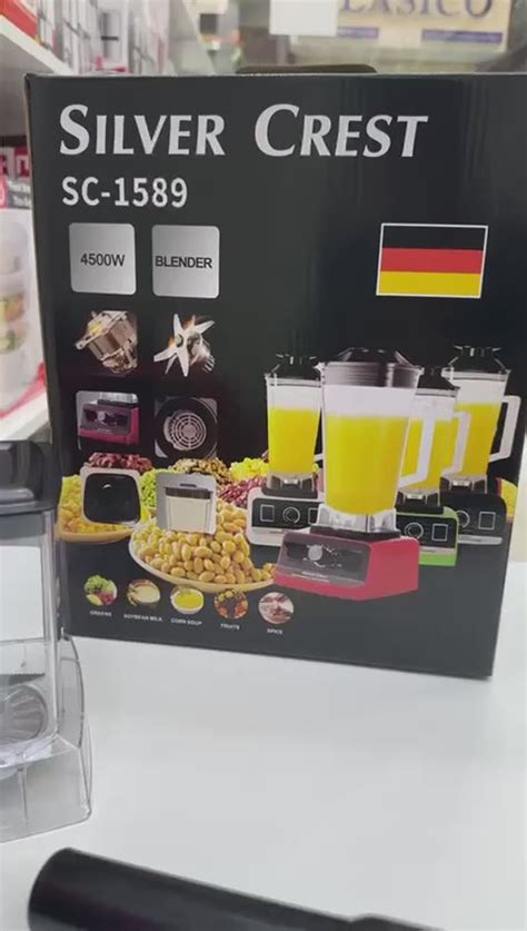 Silver Crest 4500w Sc 1589 Blender Mixer Hisouq