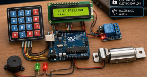Arduino Based Password Protected Door Lock System Using Keypad Lcd And