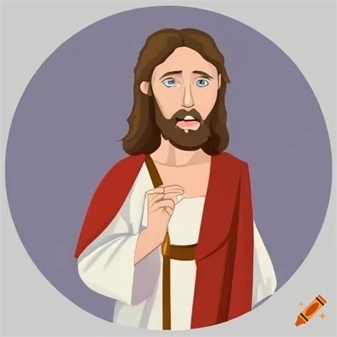 Funny Cartoon Of Jesus Christ On Craiyon