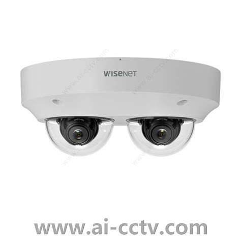 Samsung Hanwha PNM 9000VD 5MP X 2 Channel Multi Directional Camera AI
