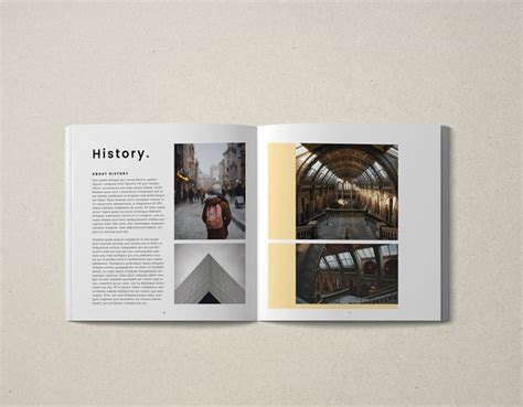 Square Architecture Portfolio Print Templates Ft Square And Architecture Envato