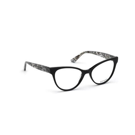 Buy Guess Cat Eye Black Eyeglasses Gu2782 54 001 Online