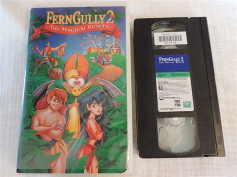 Vhs Animated Video Fern Gully 2 The Magical Rescue Etsy