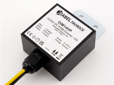 Dim14hp Led Dimmer 0 10 Volt Controlled Waterproof Pwm 12v 24v