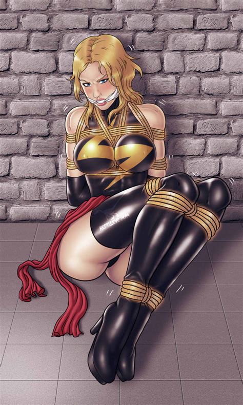Rule 34 Bondage Carol Danvers Gag Gagged Marvel Marvel Comics Ms