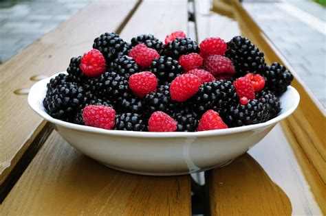 Raspberry Blackberry Fruit Free Photo On Pixabay Pixabay