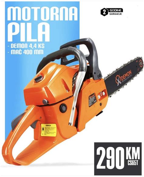 Motorka Motorna Pila Demon KW G GARANCIJE Motorne Pile Motorke OLX Ba