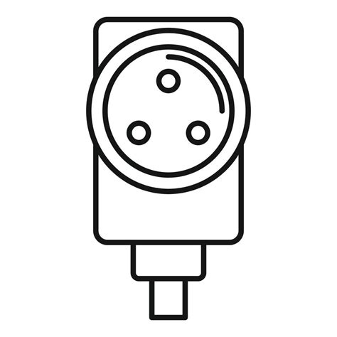 Power Socket Icon Outline Style 14615691 Vector Art At Vecteezy