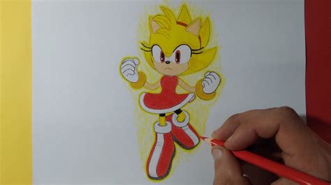 Dibujando A Super Amy Rose Drawing Super Amy Rose YouTube