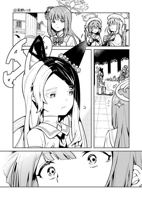 Mika Seia Nagisa And Trinity Student Blue Archive Drawn By Takano