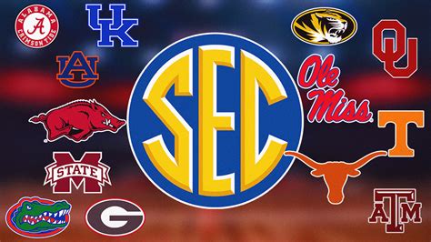Sec Team Logos 2025