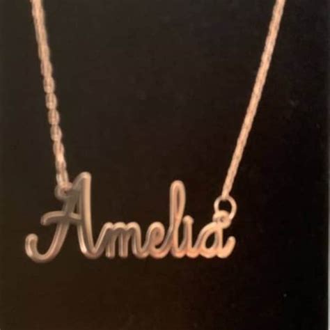 Personalized Name Necklaces Personalized Name Necklaces Script Name