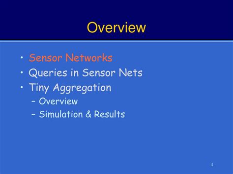PPT TAG A Tiny Aggregation Service For Ad Hoc Sensor Networks