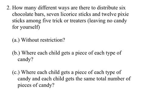 solved 2 how many different ways are there to distribute