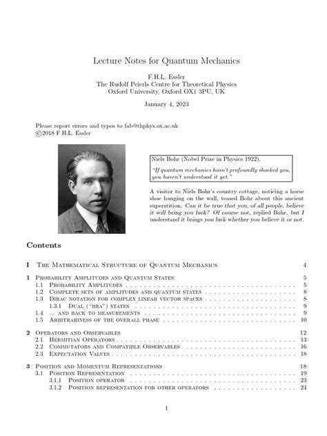 Qm2022 Pdf Schrödinger Equation Eigenvalues And Eigenvectors