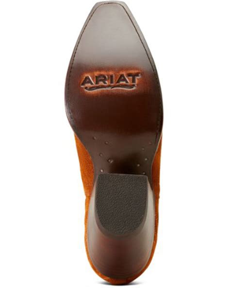 Ariat Womens Dixon Fashion Booties Snip Toe Red