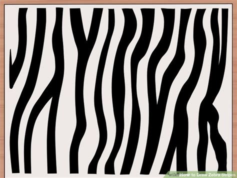 Zebra Print Drawing