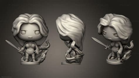 Chibi Funko Chibi 2576 3d Stl Model For Cnc
