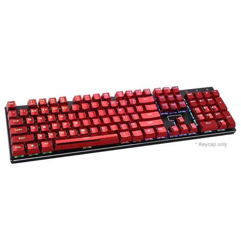 104 Keys Solid Color Pbt Backlight Electroplated M Vicedeal