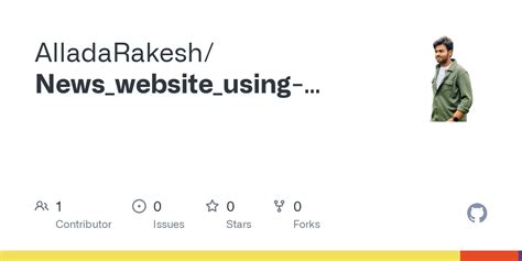 github alladarakesh news website using react js using news api bootstrap